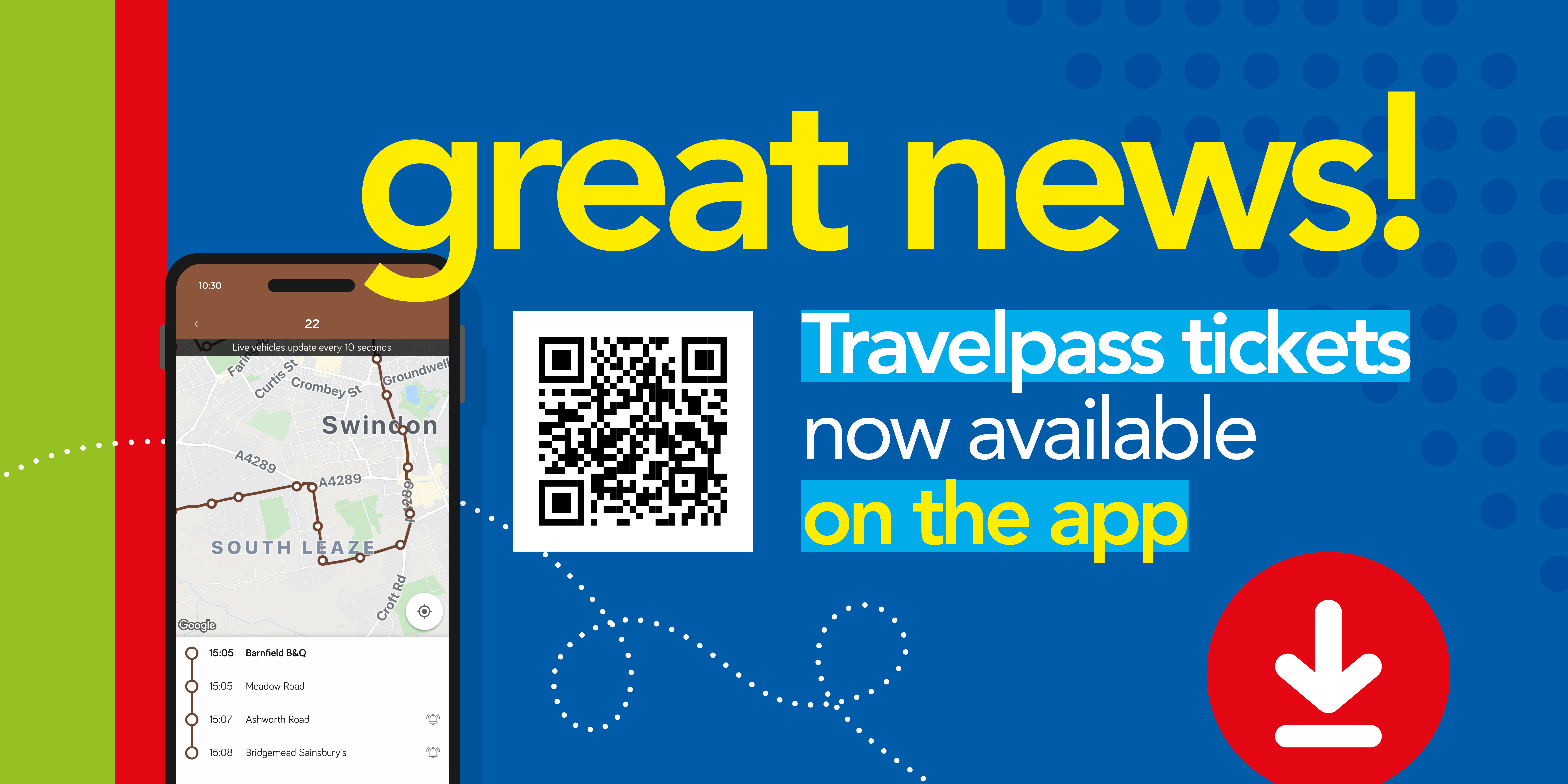 Travelpass tickets now on our app - switch today! - Swindon's Bus Company